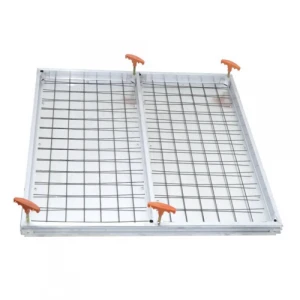 Shop Anti-Corrosion Metal Inspection Cover Two Panels Size 80×80 cm ...