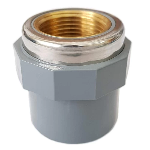 Shop CPVC Female Adaptor Size 2 × 2 inch Schedule 80 Light Gray Color ...