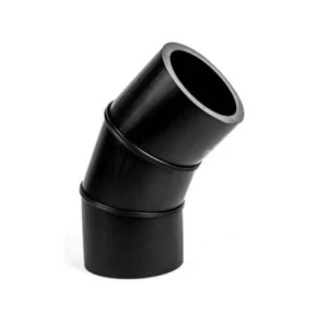 Shop HDPE Plastic Segmented Bend Elbow 45°, Diameter 225mm, Black | UPI ...