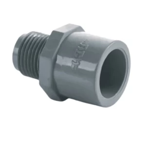 Shop CPVC Plastic Male Adapter, Size 2 inch, Schedule 80, Light Gray ...