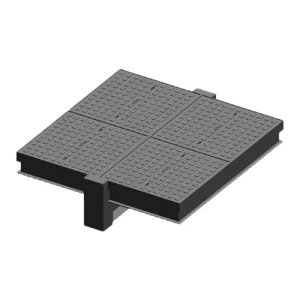 Shop Cast Iron Multiple Manhole cover Size 1300×1300 mm, Rectangular ...