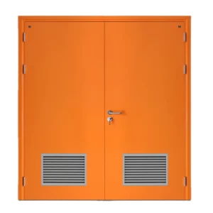 Shop Fire door SFFECO galvanized steel with Bottom Louver Model SF/DD ...