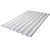 Shop Corrugated Roof Sheet [Shinko Zinc] Thickness 0.5 mm Length 6 ...