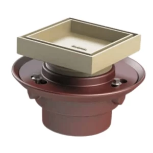 Shop Cast Iron Indoor Floor Drain, 50 mm Outlet Size, with Square ...