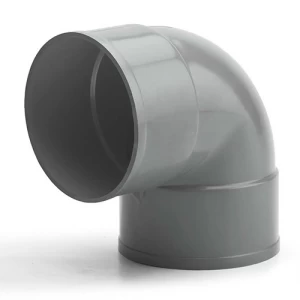 Shop UPVC Plastic Elbow 90° Size 110 mm Gray Color | Almona Factory