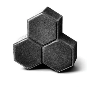 Shop Delta Interlock Paver Tiles, Height 6 cm Black Color | Al Hasaniah ...