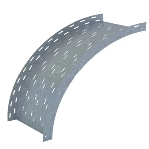 Shop 90 Degree Outside Riser Perforated Cable Tray, PC Steel, 50mm ...