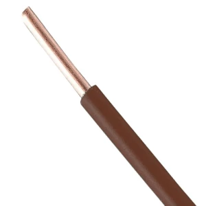 Shop Riyadh 6 sq mm Wire 450/750 Volts, Solid Copper Conductor, Brown ...