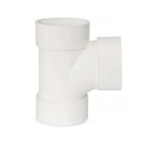 Shop PVC Sanitary Swept Tee 4 inch, SCH 40, White Color | Almanar
