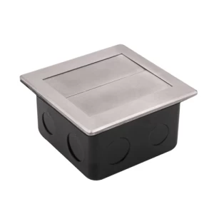 Shop Floor Box Socket Two Door Triple Socket 13Amp, USB Port, Type-C ...