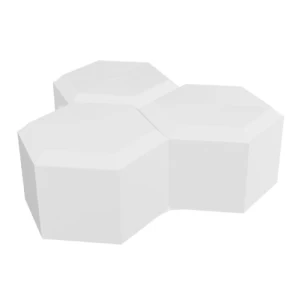 Shop Delta Interlock Paver Tiles, Thickness 6 cm White Color | Meyar ...