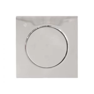 Shop Floor Drain for Water Drainage, Chrome Color, Dimensions 15x15 cm